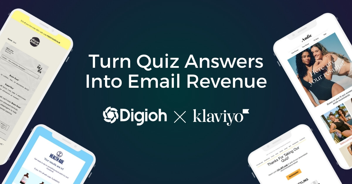 Turn Quiz Answers into Flow Revenue with Digioh + Klaviyo Product Recommendation Emails